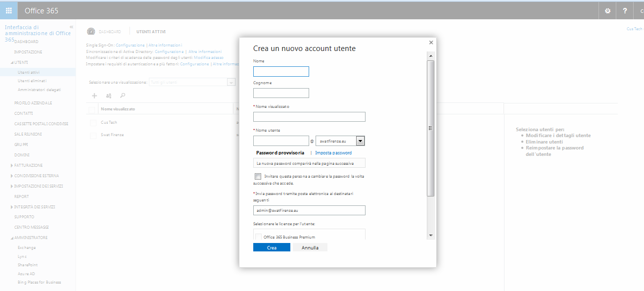 Come configurare Office 365 - Configurazione Office 365